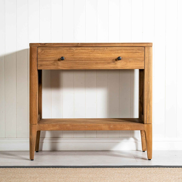 Arch Console Table with Drawer | Reclaimed Teak Hallway Furniture